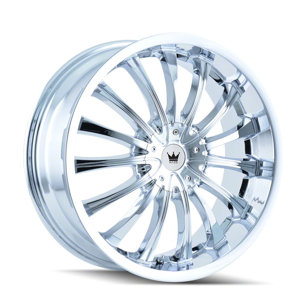 Mazzi Mustang Hype Chrome Wheel; 20x8.5; 40mm Offset 351-2814C (94-98 ...