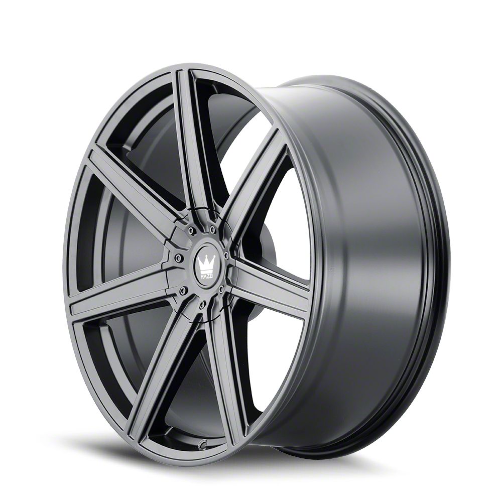 Mazzi Mustang Laguna Matte Black Wheel; 20x8.5 376-2856MB (94-98 ...