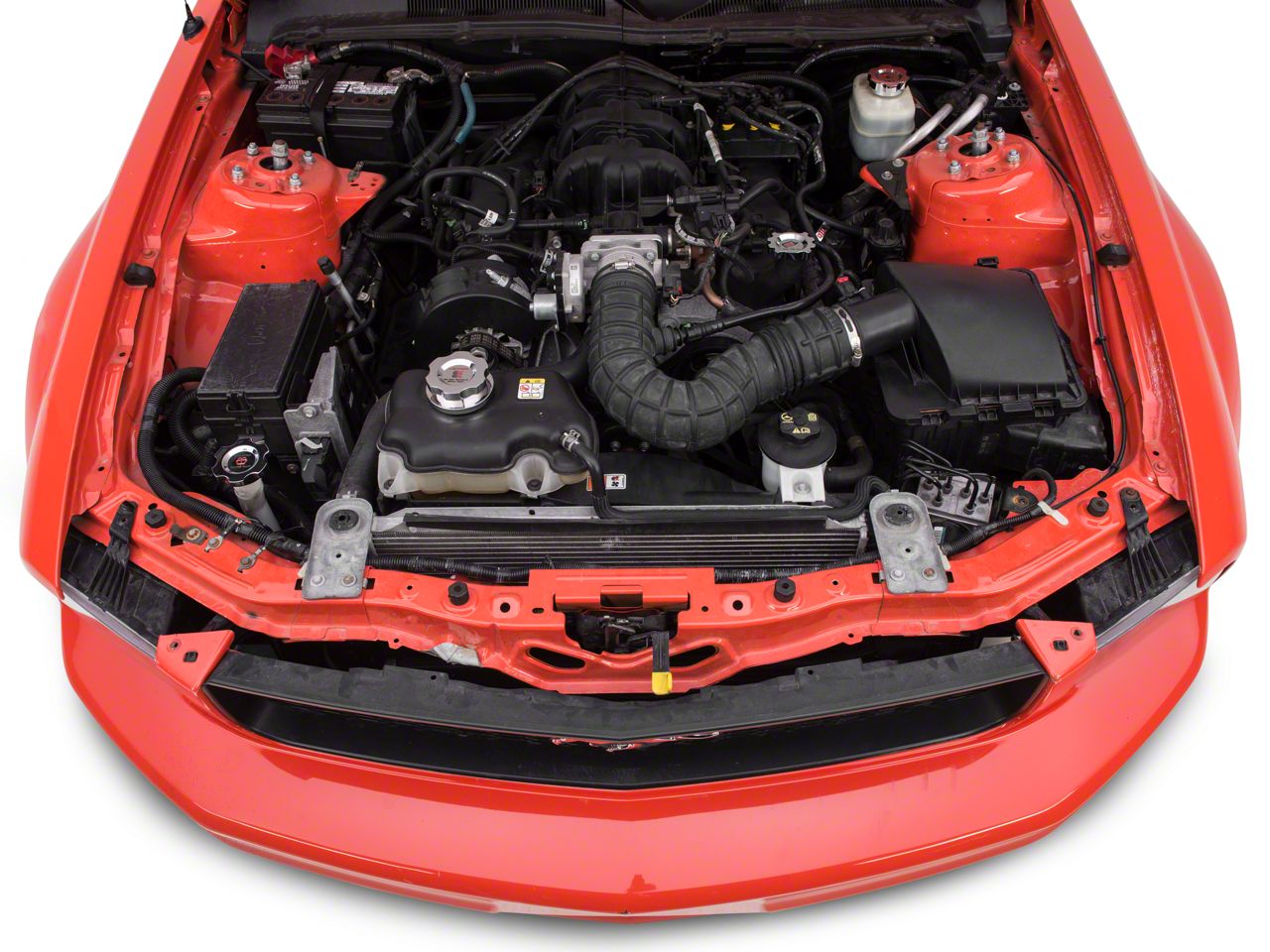 SpeedForm Mustang Modern Billet Underhood Dress-up Kit; Chrome; 5-Piece ...