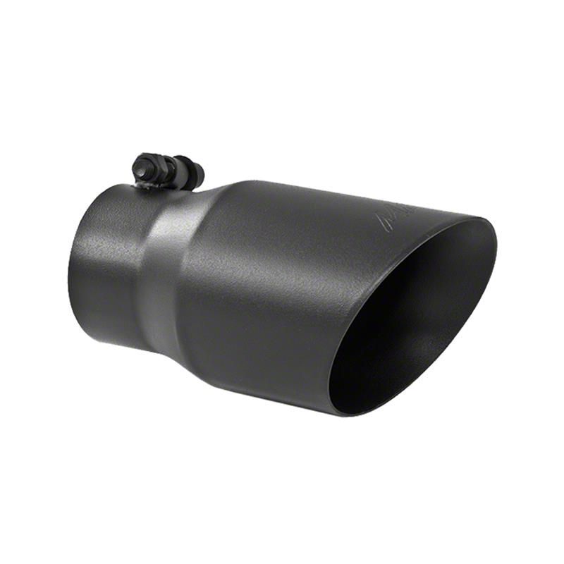 MBRP Challenger 4-Inch Dual Wall Angled Exhaust Tip; Black T5122BLK ...