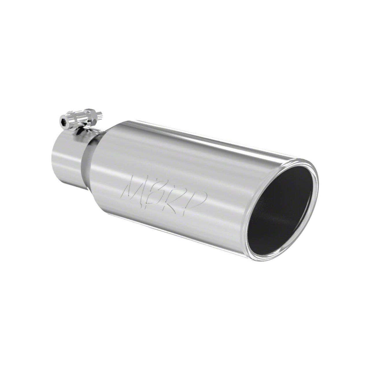 MBRP Charger 4-Inch Angled Rolled End Exhaust Tip; Polished T5150 (Fits ...