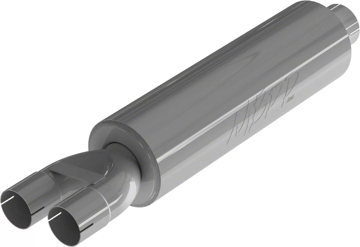 MBRP Charger Armor Plus Chambered Center/Dual Muffler; 3-Inch Inlet/2. ...