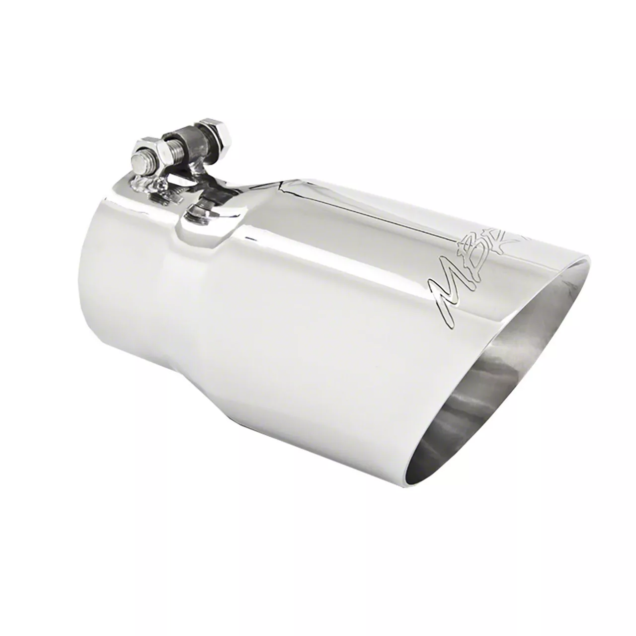 MBRP Mustang 4-Inch Dual Wall Angled Exhaust Tip; Polished T5122 (Fits ...
