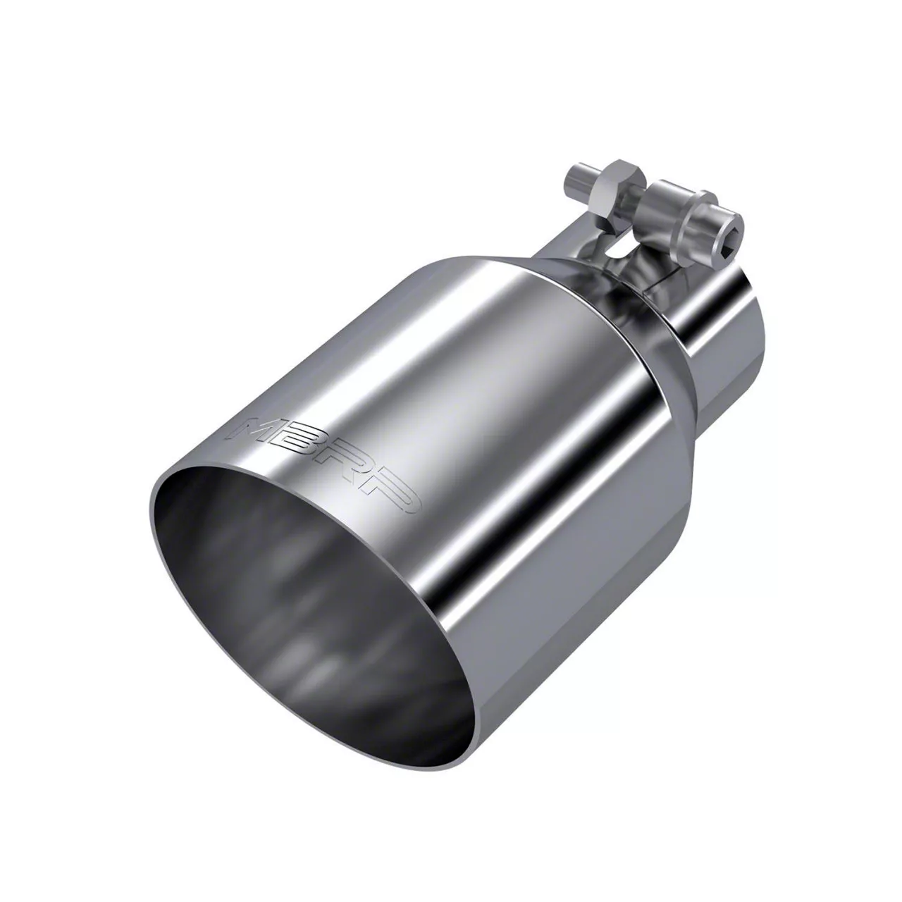 MBRP Mustang 4-Inch Dual Wall Angled Exhaust Tip; Polished T5176 (Fits ...