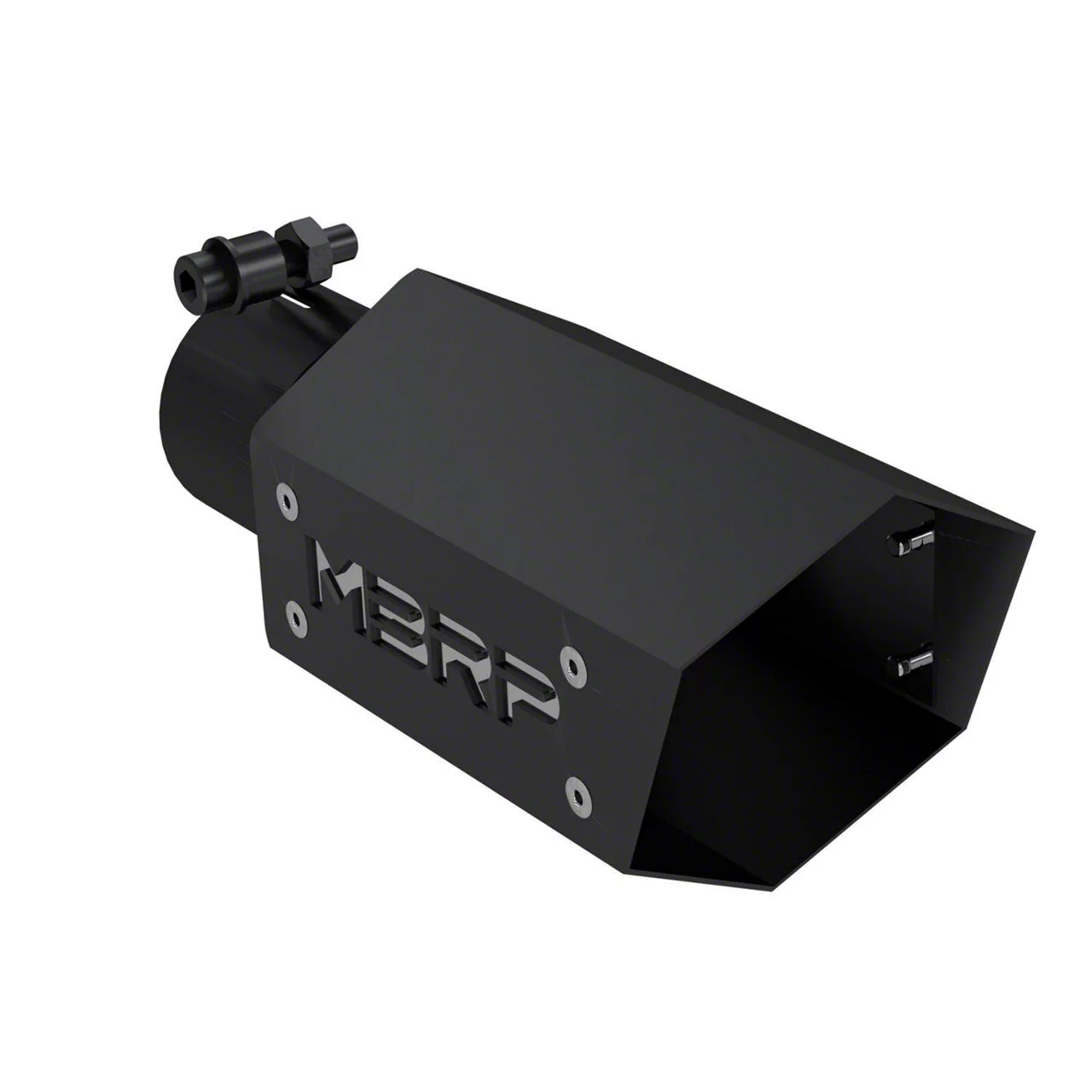 MBRP Mustang 4-Inch Hexagon Exhaust Tip; Black T5173BLK (Fits 2.50-Inch ...