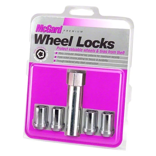 McGard Corvette Chrome Tuner Style Wheel Lock Set; M12 x 1.5 25257 (97 ...