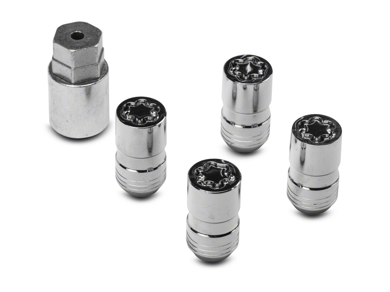 McGard Corvette Chrome Wheel Lock Set; 14mm x 1.5 24215 (20-26 Corvette ...