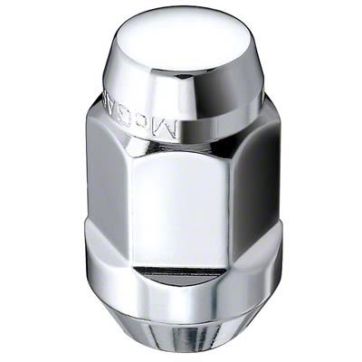 McGard Mustang Chrome Bulge Cone Seat Style Lug Nut Kit; 1/2-20; Set of ...