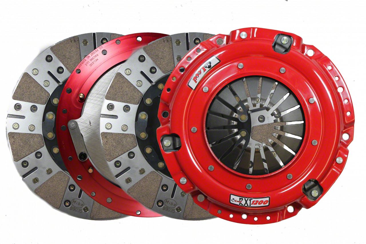 McLeod Corvette RXT 1200 HD Twin Disc 1200HP Ceramic Clutch Kit with 6 ...
