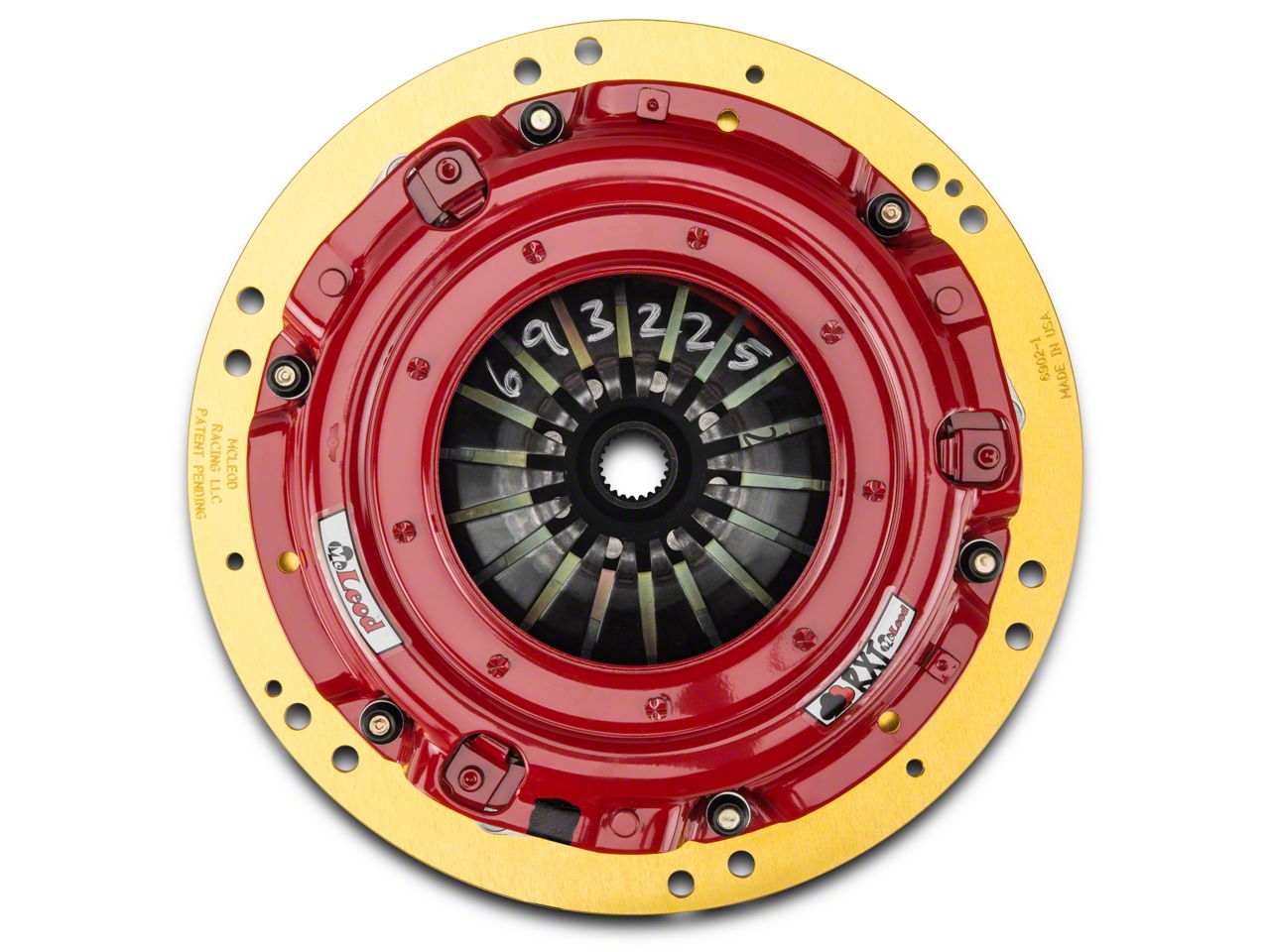 McLeod Mustang RXT Twin Disc 1000HP Ceramic Clutch Kit; 23 Spline 6932 ...