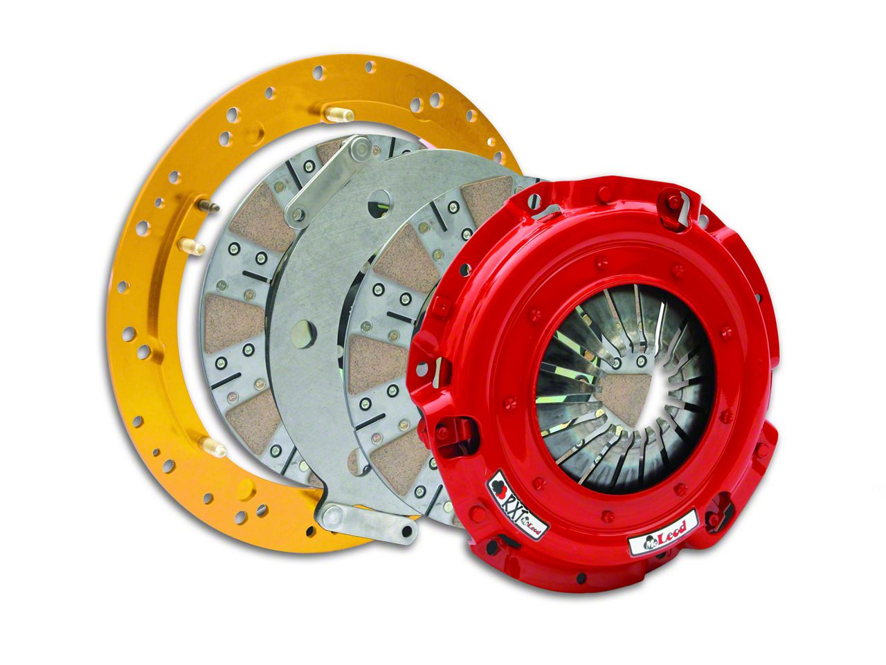 McLeod Mustang RXT Twin Disc 1000HP Organic Clutch Kit for Cable ...