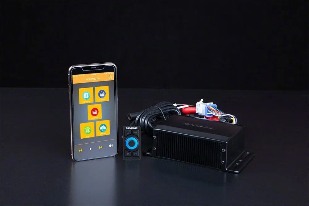 Memphis Audio Challenger Black Box Media Controller with App Control ...