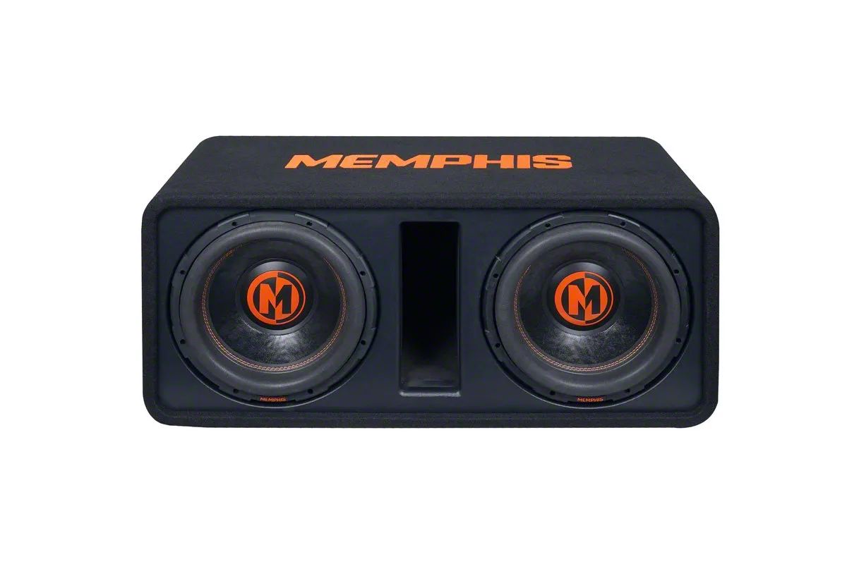 Memphis Audio Mustang MOJO Dual 12-Inch Loaded Subwoofer Enclosure ...