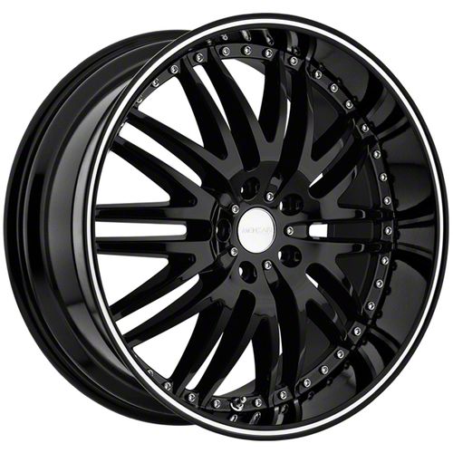 Menzari Challenger M-Sport Gloss Black Machined Wheel; 18x8.5; 20mm ...