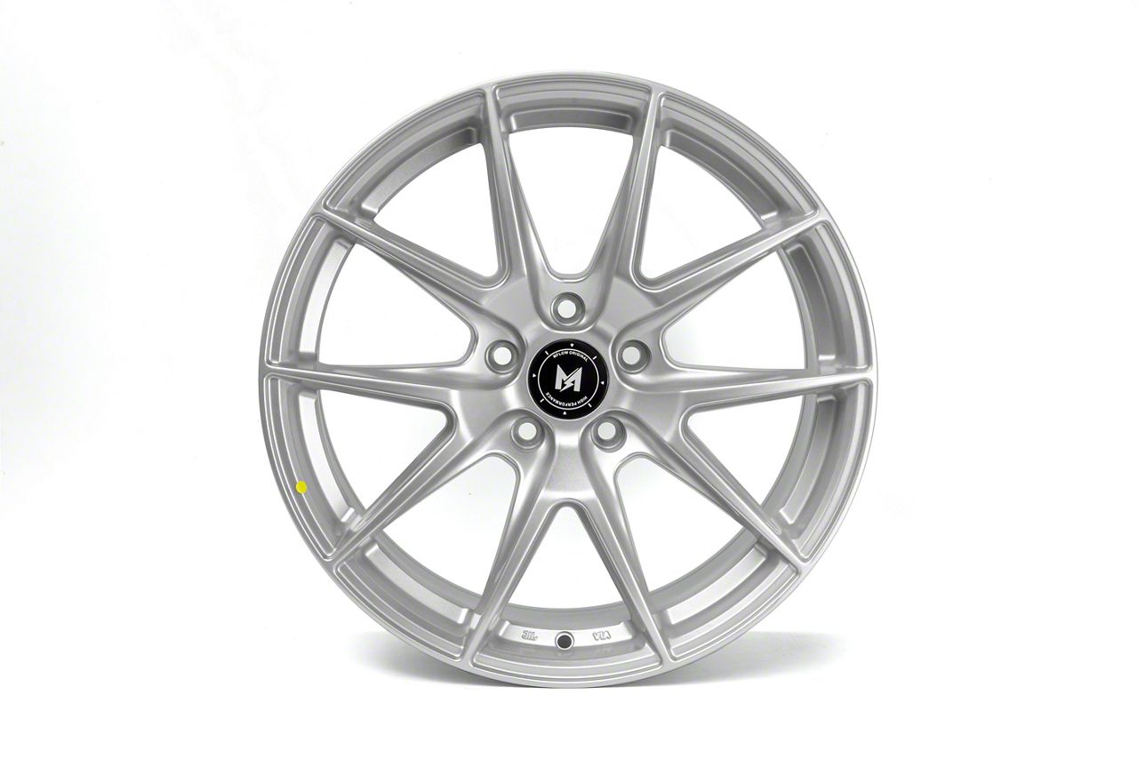 MFlow Racing Mustang MFR2 Hyper Silver Wheel; 19x9.5; 35mm Offset ...