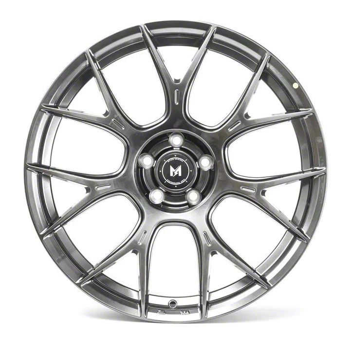 MFlow Racing Mustang MFR1 Hyper Black Wheel; 18x8.5; 35mm Offset ...
