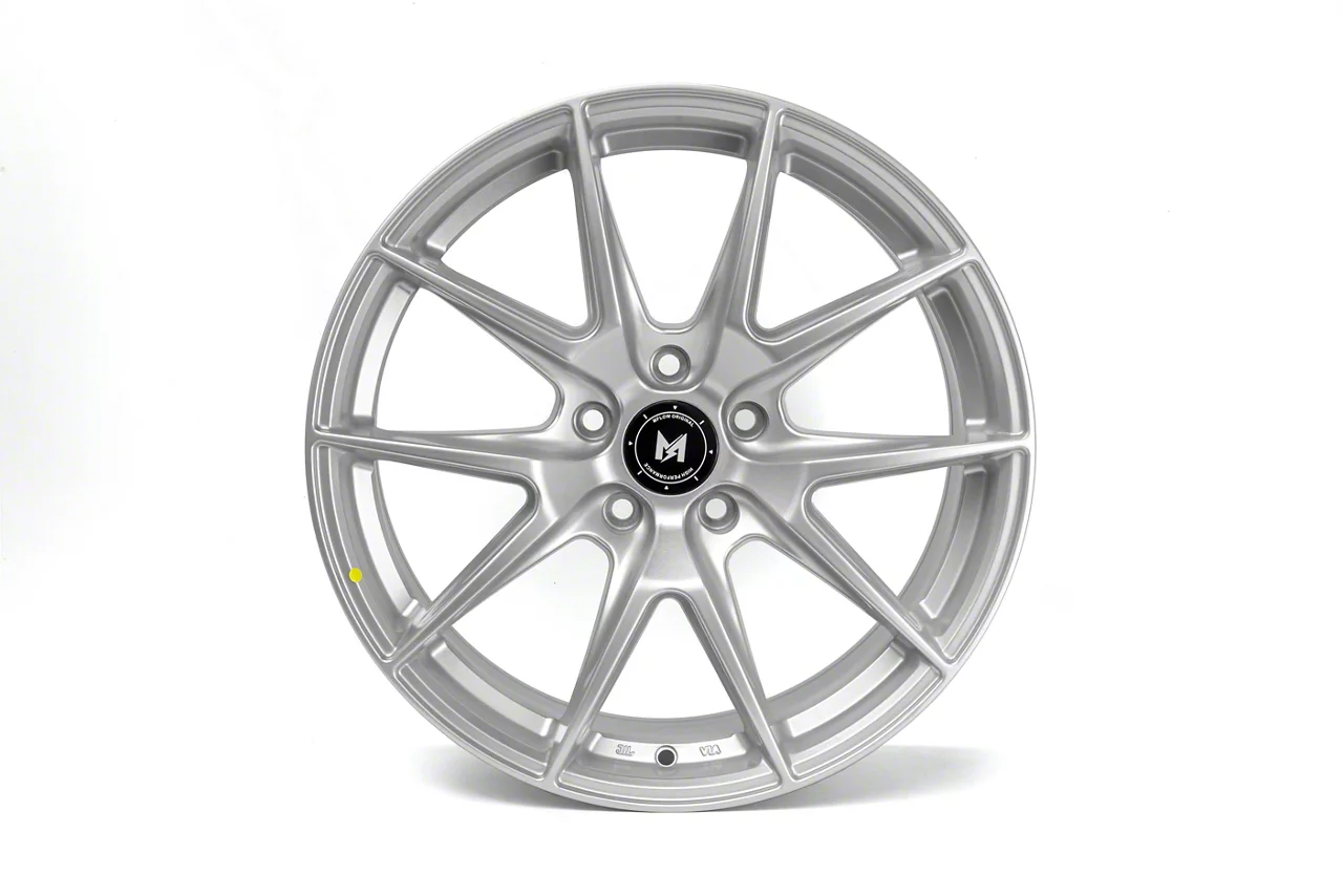 MFlow Racing Mustang MFR2 Hyper Silver Wheel; 19x8.5; 35mm Offset ...