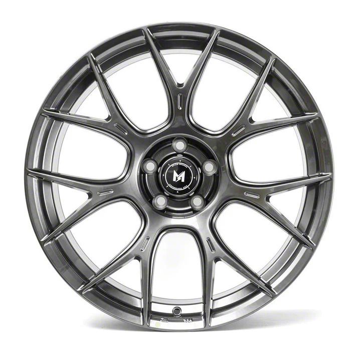 MFlow Racing Mustang MFR1 Hyper Black Wheel; 18x9.5; 35mm Offset ...