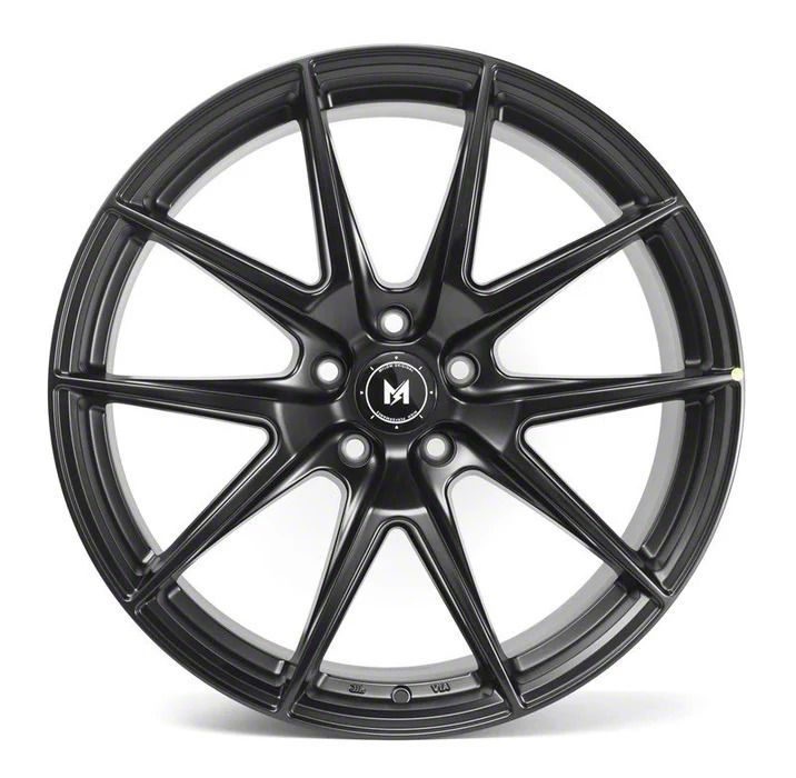 MFlow Racing Mustang MFR2 Matte Black Wheel; 19x9.5; 35mm Offset ...
