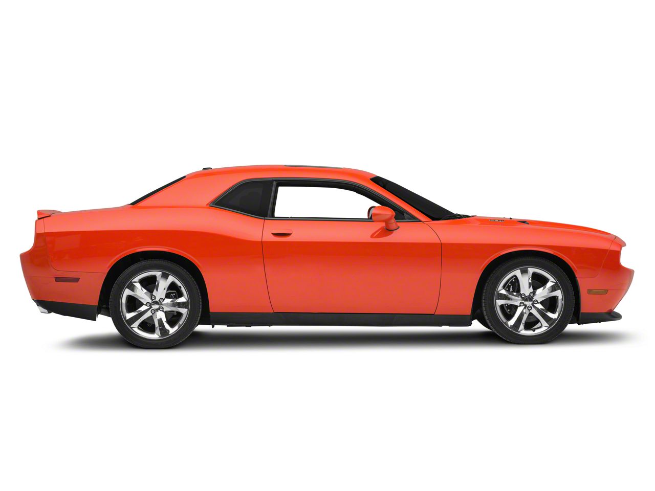 MGP Challenger Black Caliper Covers with Cursive Challenger Logo; Front ...