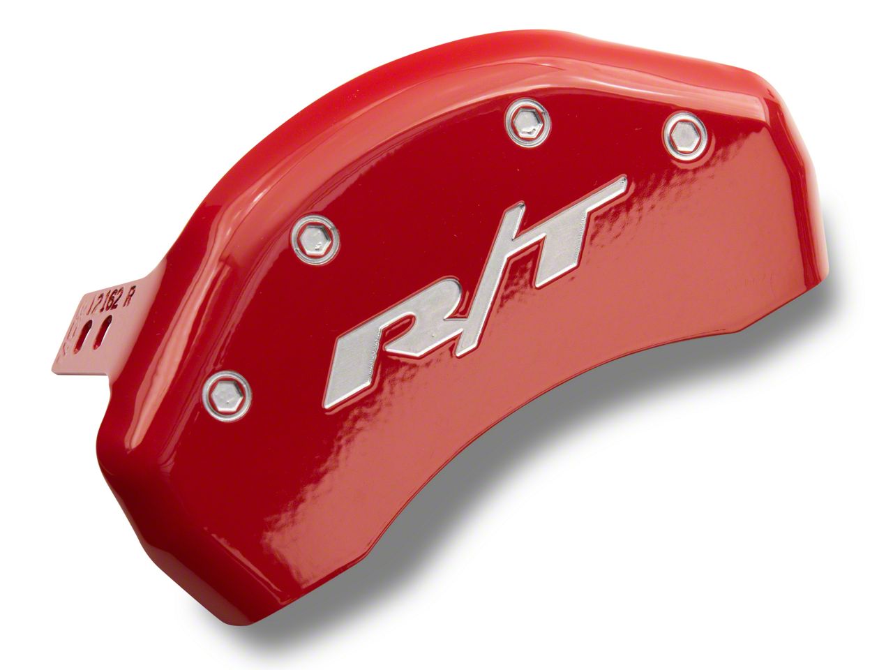 MGP Charger Red Caliper Covers with R/T Logo; Front and Rear ...