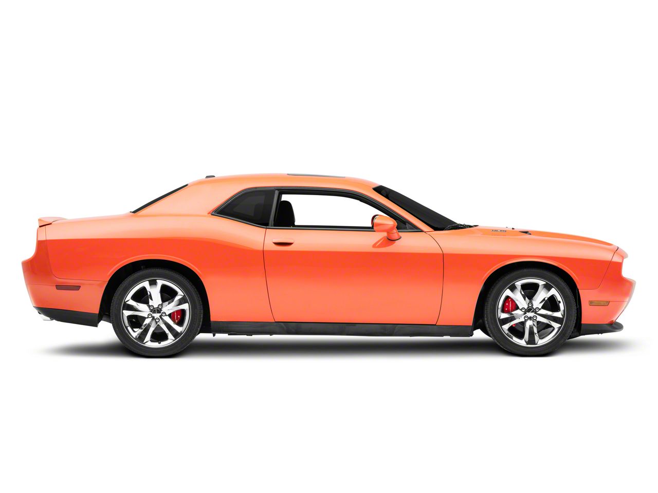 MGP Challenger Red Caliper Covers with Challenger Logo; Front and Rear ...