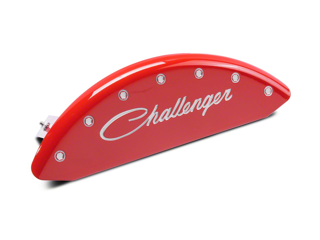 MGP Challenger Red Caliper Covers with Cursive Challenger Logo; Front ...