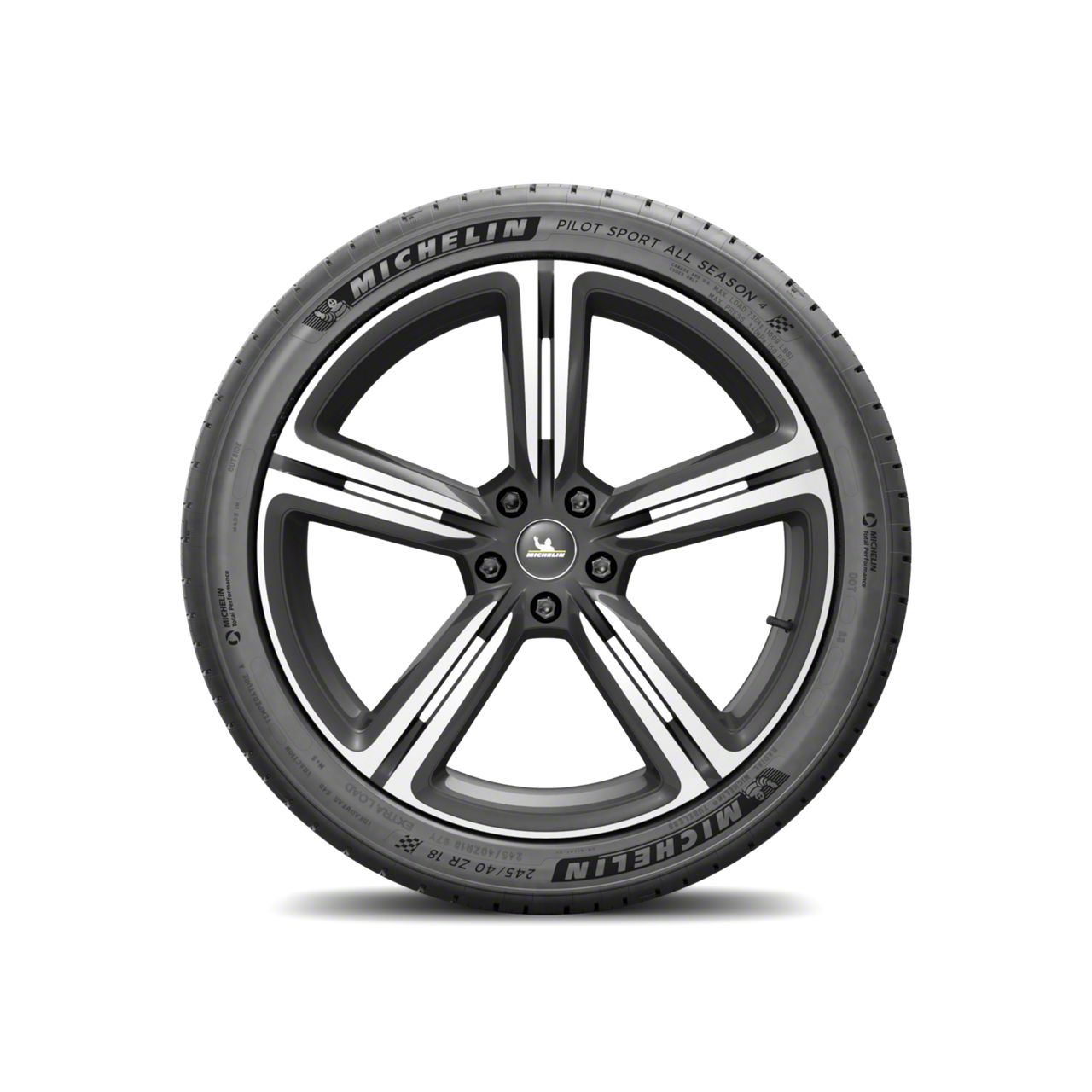 Michelin Mustang Pilot Sport A/S 4 Tire MICH-12040 (255/35R20) - Free ...