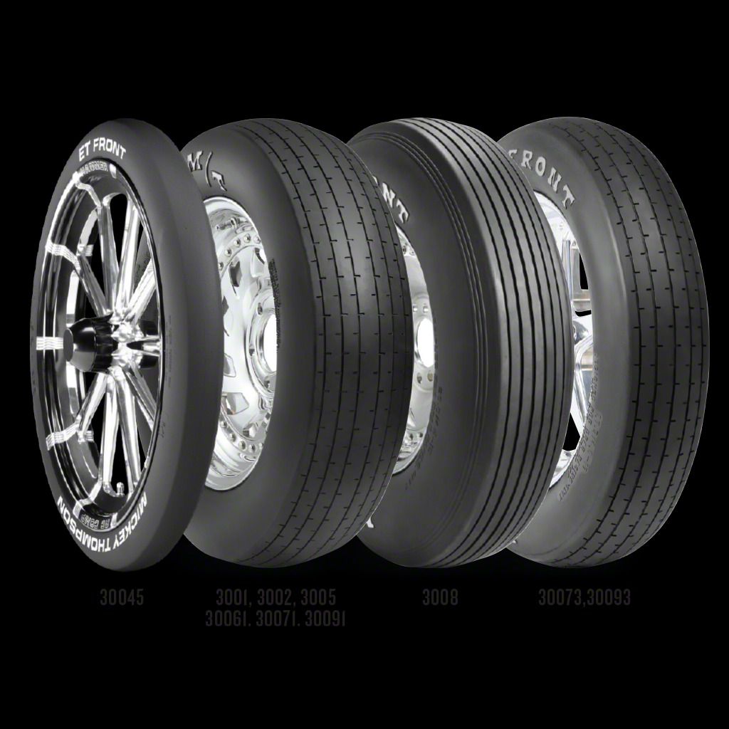 Mickey Thompson Challenger ET Front Drag Tire 365068020 (27.5x4R15 ...
