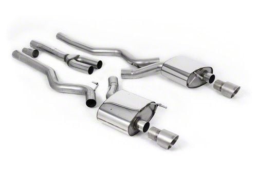 Milltek Mustang Dual Outlet Non-Resonated Cat-Back Exhaust System with ...