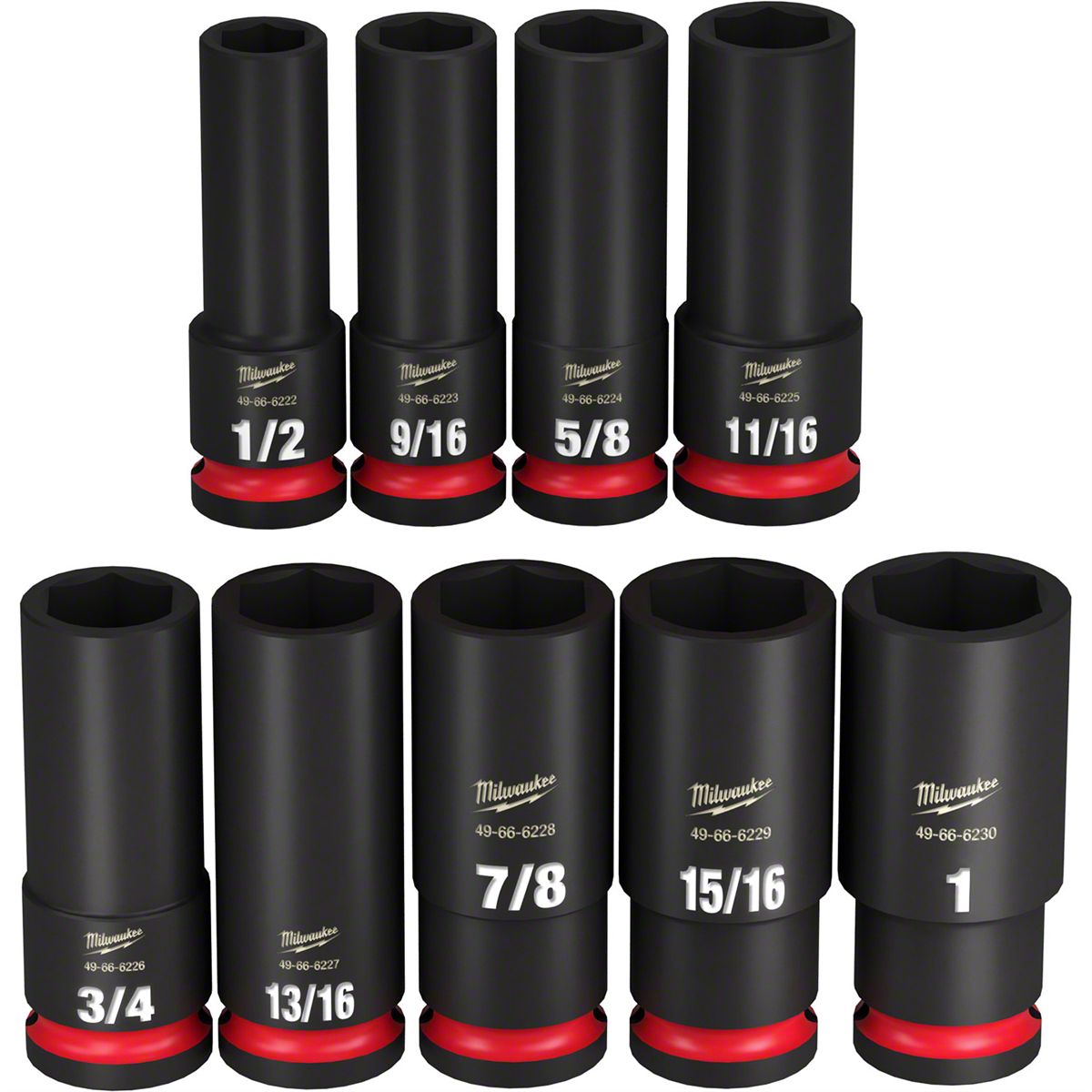 Milwaukee Tool Universal AM SHOCKWAVE Impact Duty 1/2-Inch Drive SAE ...