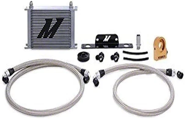 Mishimoto Camaro Thermostatic Oil Cooler Kit; Silver MMOC-CSS-10TSL (10 ...