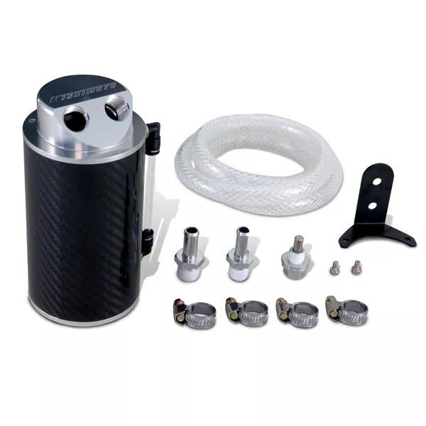 Mishimoto Mustang Oil Catch Can; Carbon Fiber MMOCC-CF (Universal; Some Adaptation May Be ...