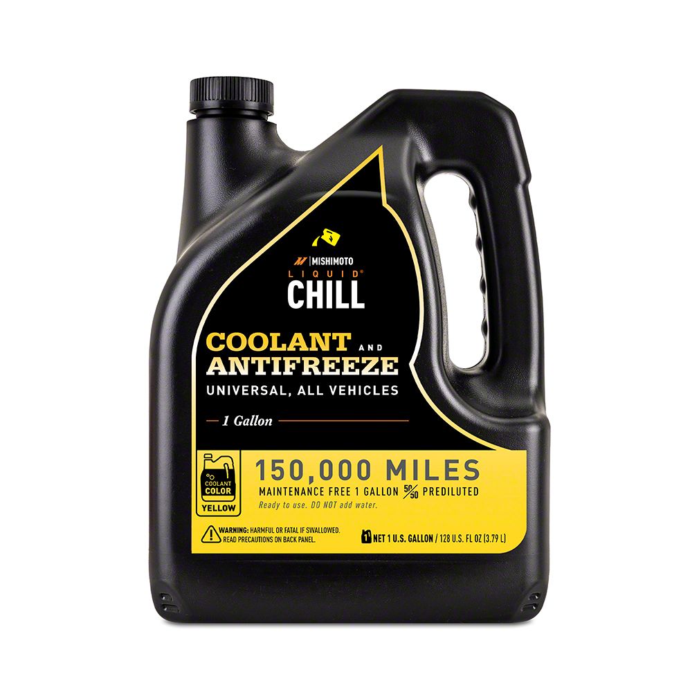 Mishimoto Challenger Liquid Chill OE Coolant; Yellow; One Gallon MMRA ...