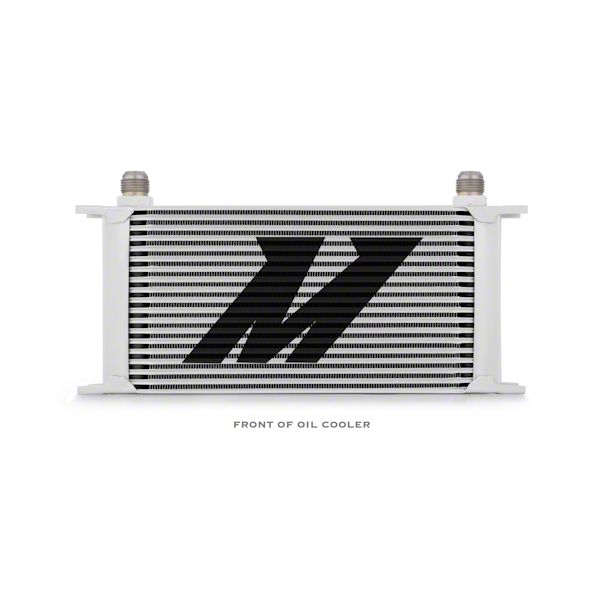 Mishimoto Corvette Universal 19-Row Dual Pass Oil Cooler; Silver MMOC ...