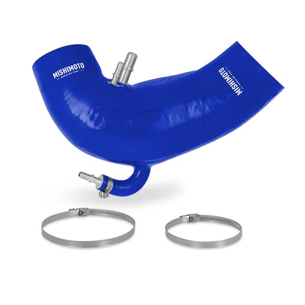 Mishimoto Mustang Silicone Induction Hose; Blue MMHOSE-MUS8-15IHBL (15 ...