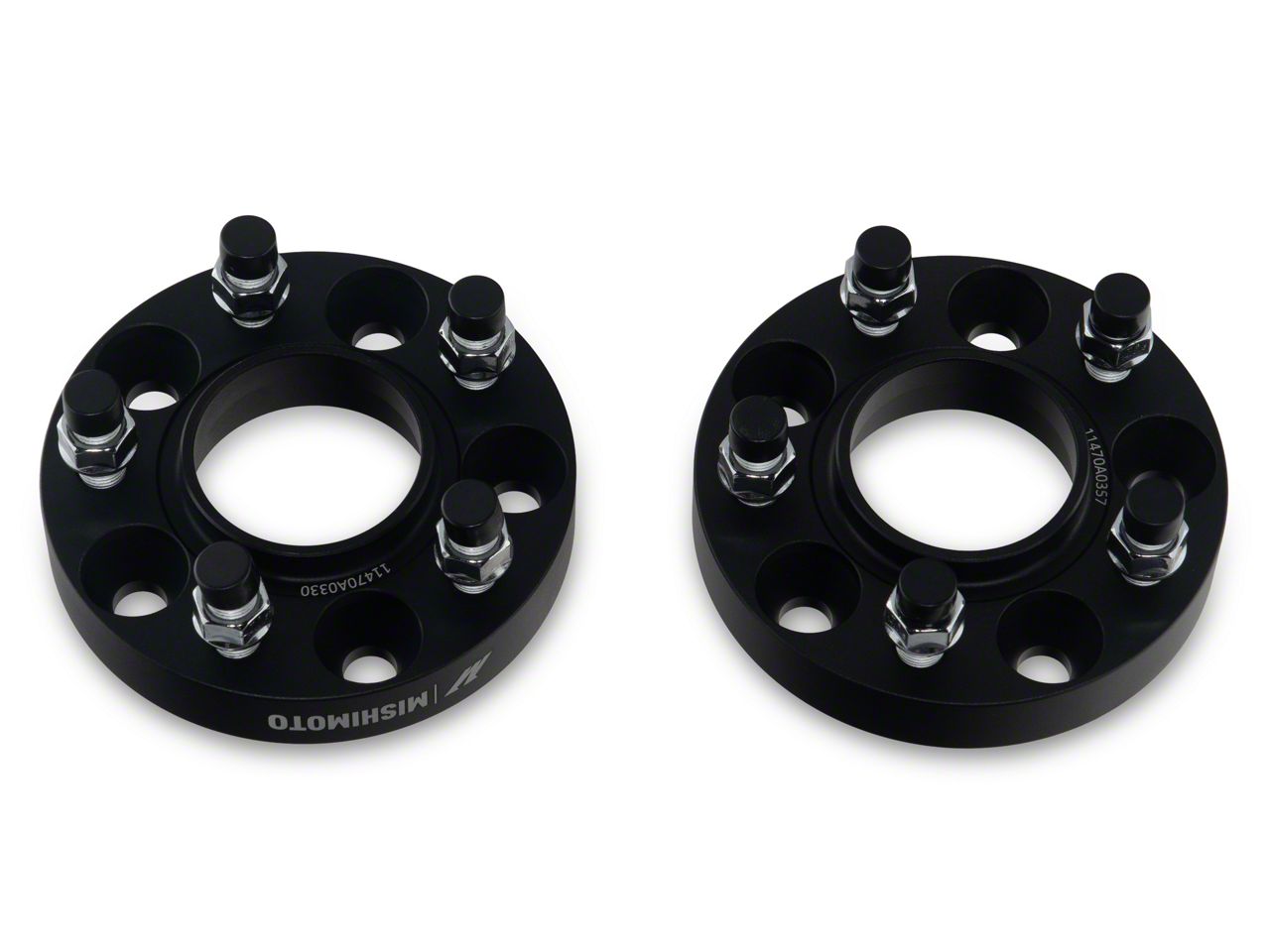 Mishimoto Mustang 1-Inch Wheel Spacers MMWS-001-250BK (15-25 Mustang ...