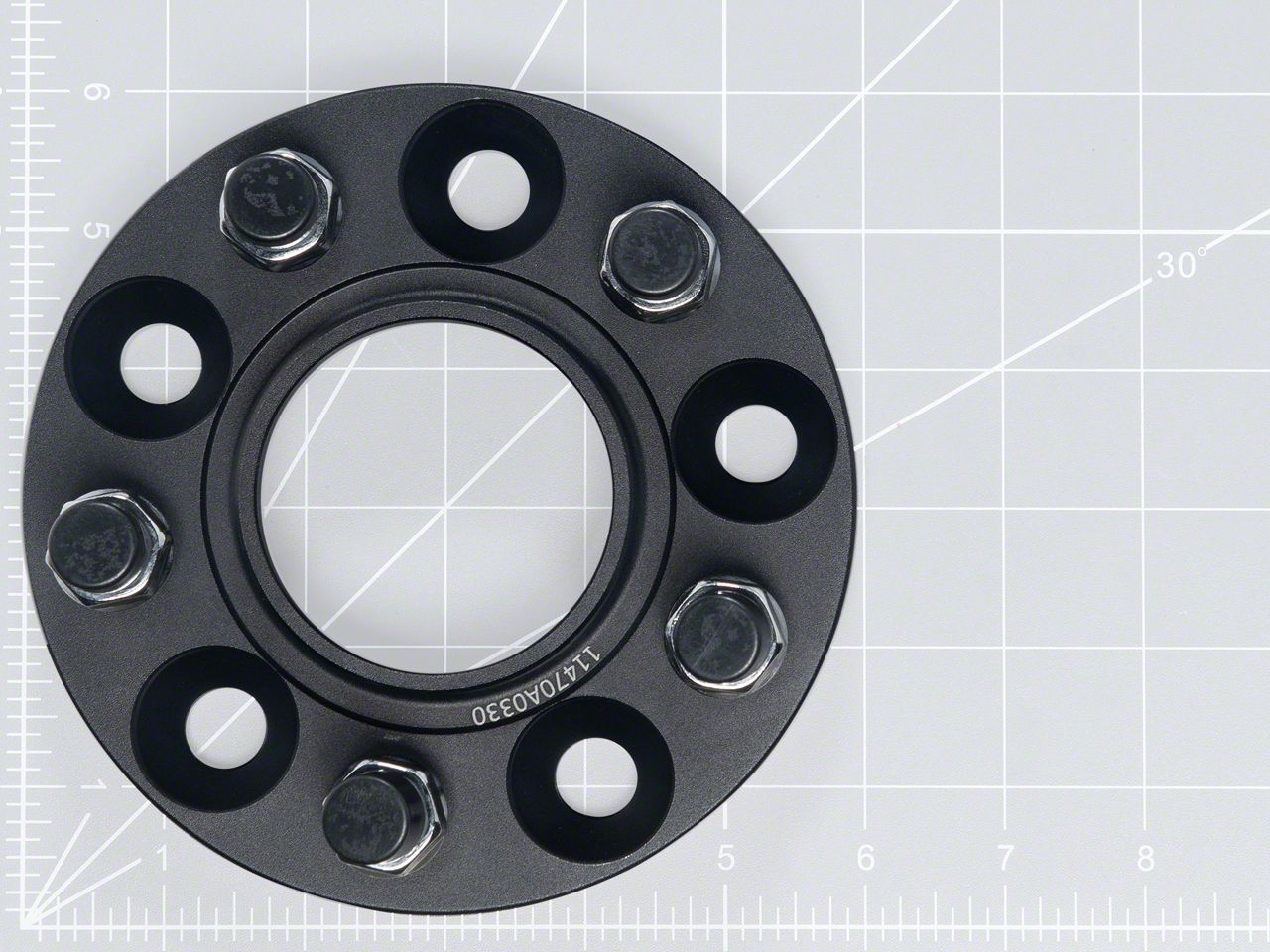 Mishimoto Mustang 1-Inch Wheel Spacers MMWS-001-250BK (15-25 Mustang ...
