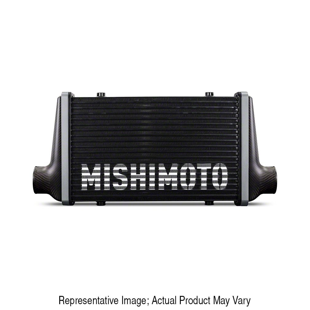 Mishimoto Mustang Carbon Fiber Intercooler with 20-Inch Matte Black ...