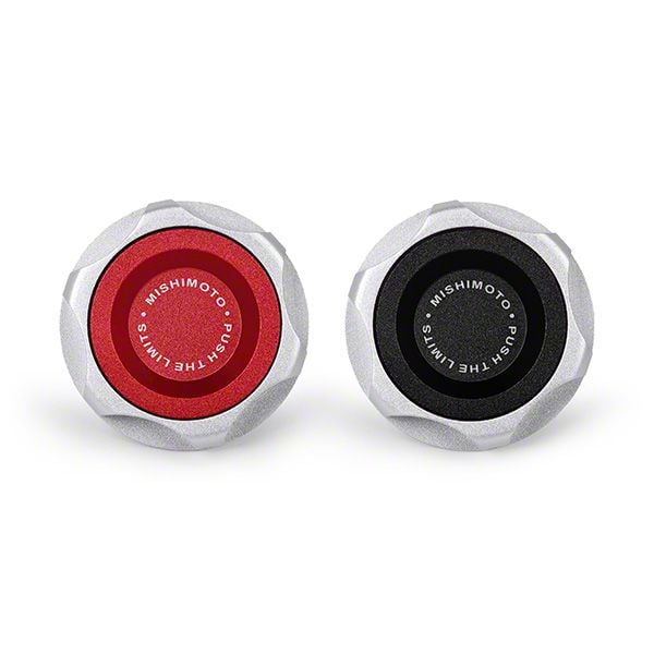 Mishimoto Mustang Oil Filler Cap; Red MMOFC-MUS4-15MRD (15-23 Mustang ...