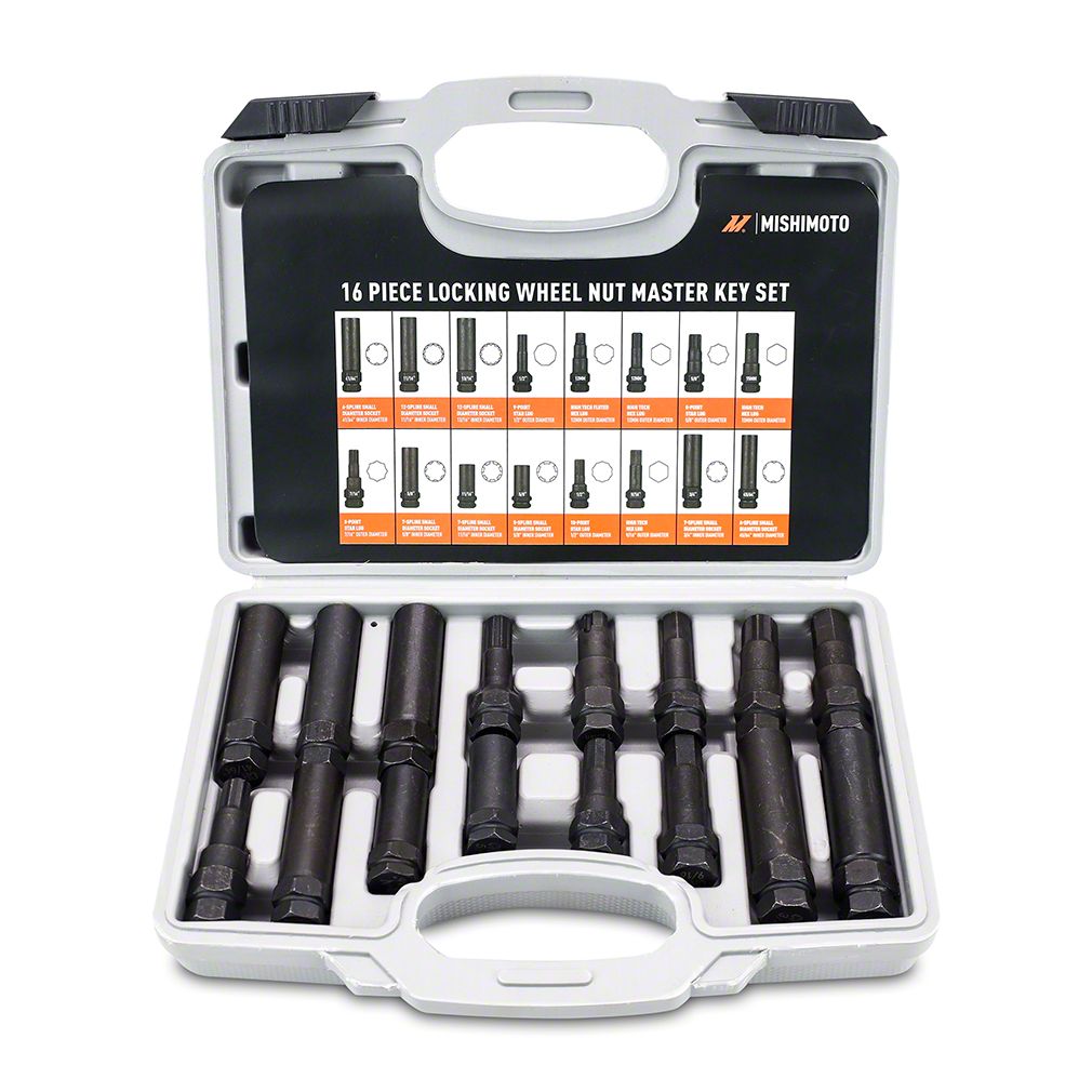 Mishimoto Universal AM Locking Wheel Nut Master Key Set MMTL-LWN - Free ...