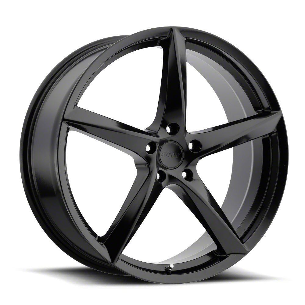 MKW Mustang M120 Satin Black Wheel; 18x8; 40mm Offset M120-1880511440BB ...