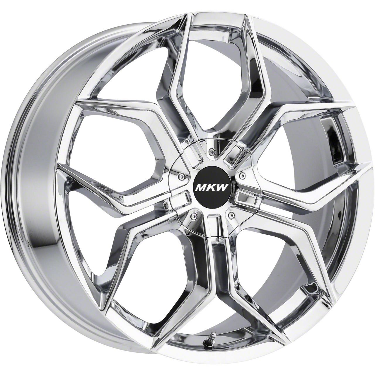 MKW Offroad Mustang M121 Chrome Wheel; 20x8.5; 35mm Offset MKW Offroad Mustang M121 Chrome Wheel; 20x8.5; 35mm Offset