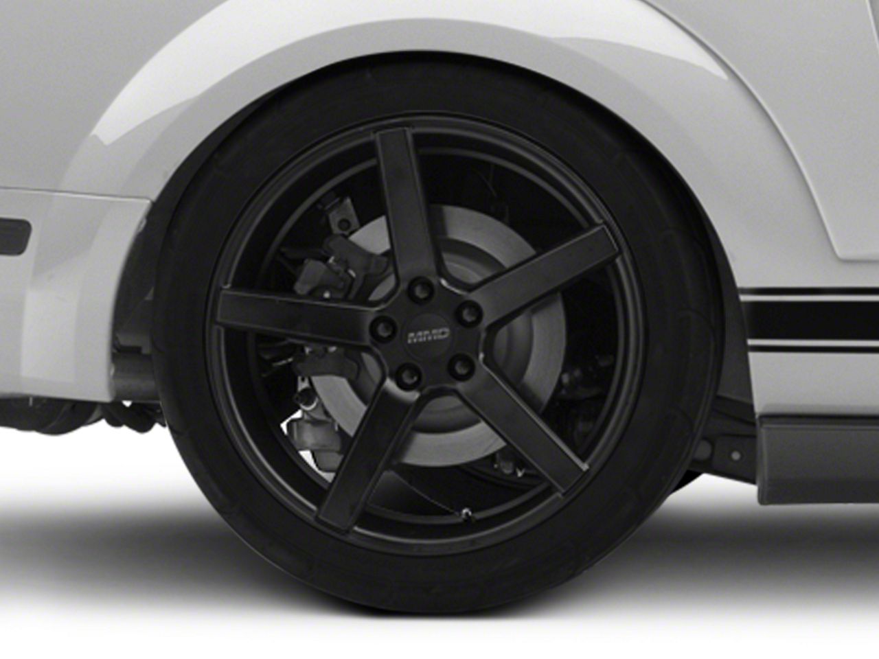 MMD Mustang 551C Matte Black Wheel; 20x8.5 100261 (2024 Mustang) - Free ...
