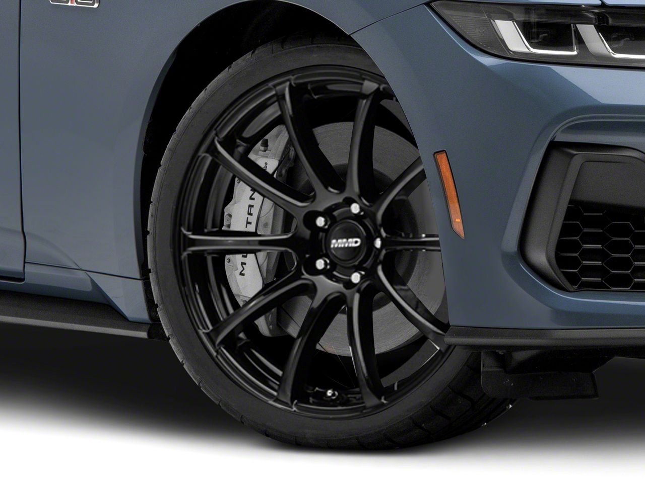 MMD Mustang Axim Gloss Black Wheel; 20x8.5; 35mm Offset 101025 (24-26 ...