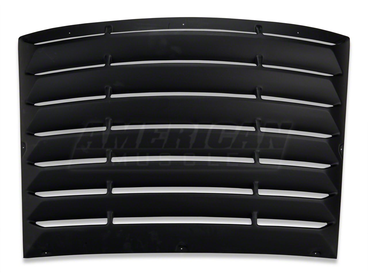 MMD Mustang ABS Rear Window Louvers 41336 (10-14 Mustang Coupe) - Free ...