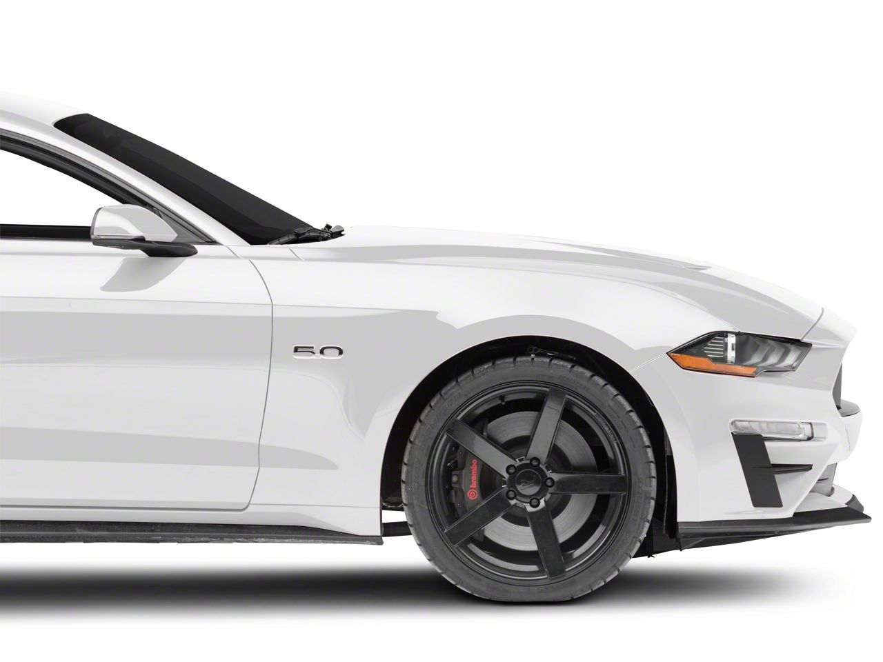 MMD by FOOSE Mustang Bumper Vents; Matte Black 407990-99 (18-22 Mustang ...