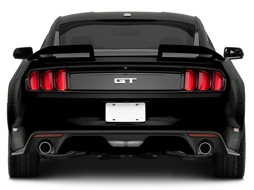MMD by FOOSE Mustang Split Rear Spoiler; Shadow Black 407273-G1 (15-23 ...