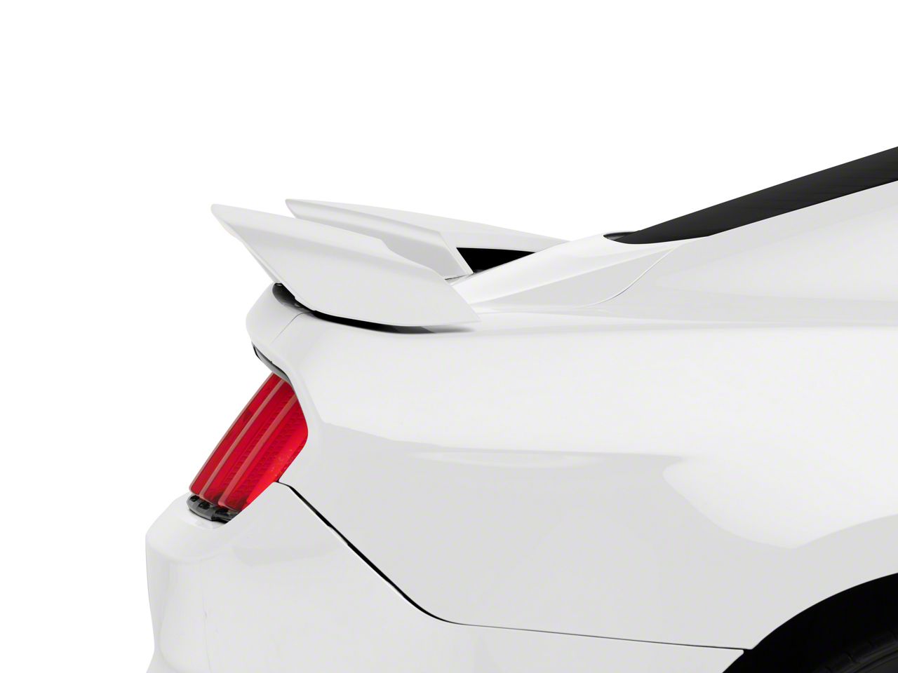 MMD by FOOSE Mustang Split Rear Spoiler; Unpainted 407273-00 (15-23 ...