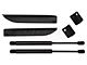MMD Mustang Bolt On Hood Strut Kit; Carbon Fiber 100336 (05-14 Mustang ...